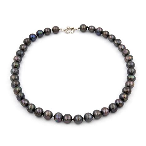 Tahitian Black Pearl Necklace Tahitian Pearl Necklace Black Pearl