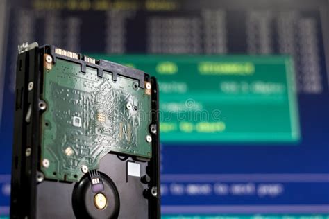 Hard Drive From Array At Server Cloud Equipment Verifying And Repairing Data Information