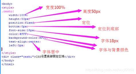 Css 将标签固定在底部positionabsolute让控件在底部 Csdn博客