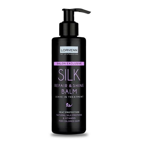 LORVENN. Бальзам с протеинами шелка блеск и восстановление Silk Repair ...
