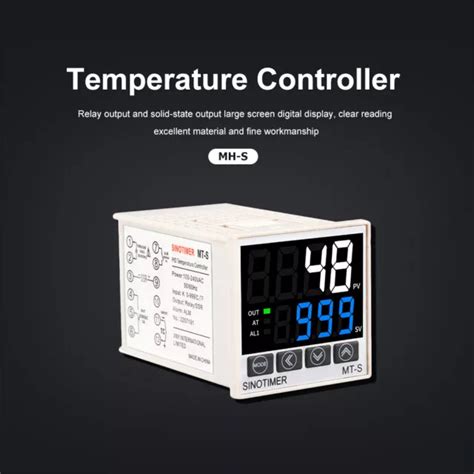 50 60hz Temperature Regulator Relay Output Pid Temperature Controller With Alarm £12 47