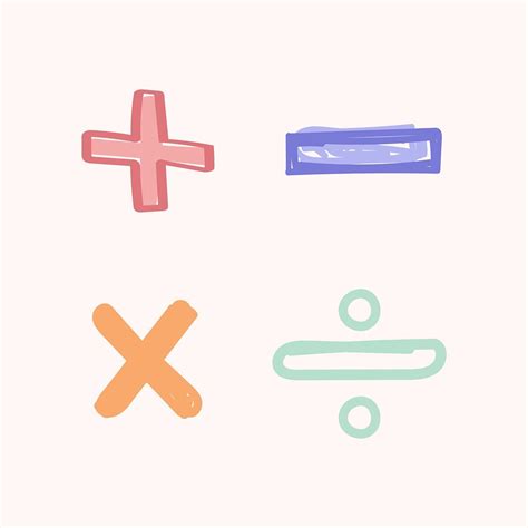 Best 12 Download Premium Png Of Math Operator Symbols Png Doodle Font