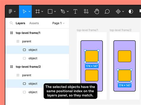 Identify Matching Objects Figma Learn Help Center