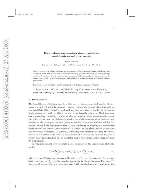 Exotic Phases And Quantum Phase Transitions Harvard University