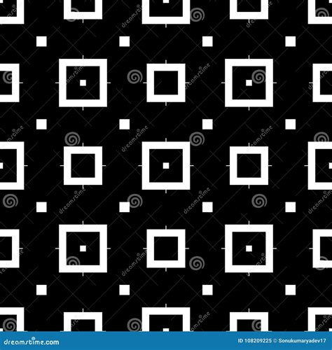Black Background Vector Seamless Repeted Pattern Design Stock Vector