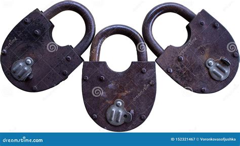Old Rusty Door Locks With Keys Stock Image Image Of Desk Still