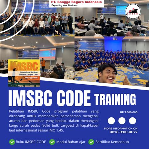 Pelatihan Imsbc Code Tersertifikasi Daftar Sekarang Sasendo