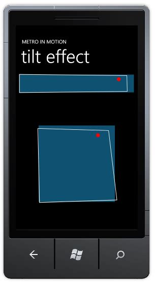 Windows Phone Tilt Effect Using Xna Spritebatch Stack Overflow