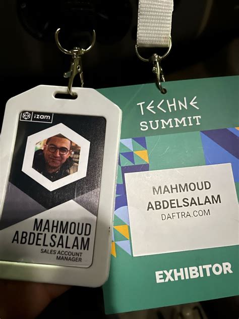 Mahmoud Abdelsalam On Linkedin Another Step On My Success Journey To Attend Techne With My