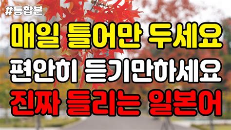 일본어제왕 대화할때 계속 쓰는 짧고 쉬운 생활일본어 150문장 통합본 일본어 회화 일본어 듣기 일본어 공부 Youtube