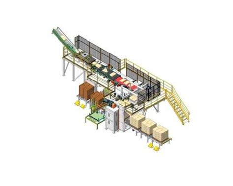 Electric Packaging And Palletizing Line Automated Palletizing And