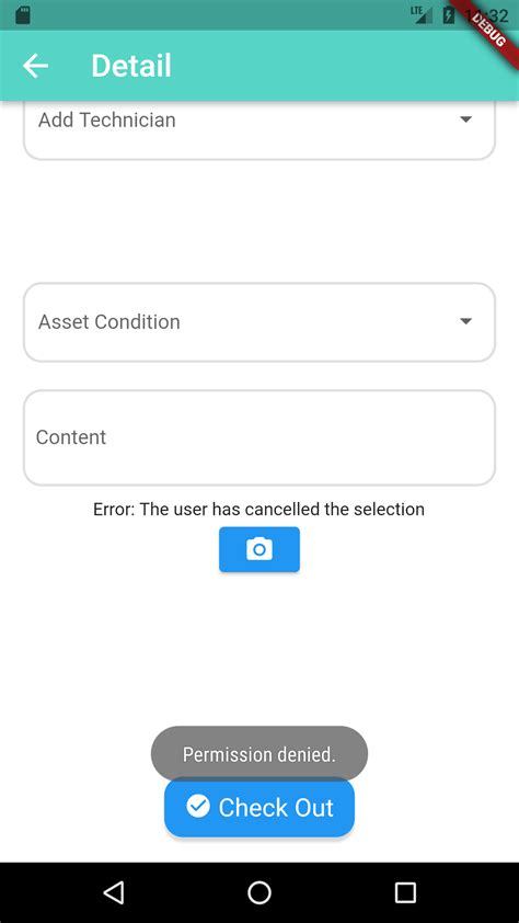 flutter the user has cancelled the selection on multiimagepicker