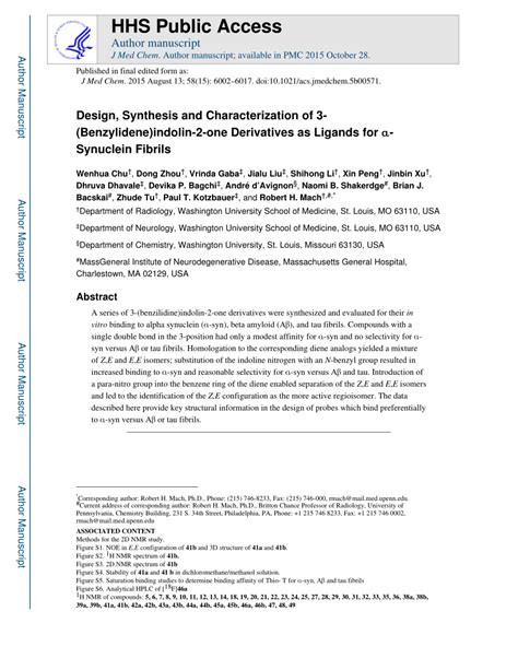 Pdf Design Synthesis And Characterization Of 3 Benzylideneindolin 2 One Derivatives As