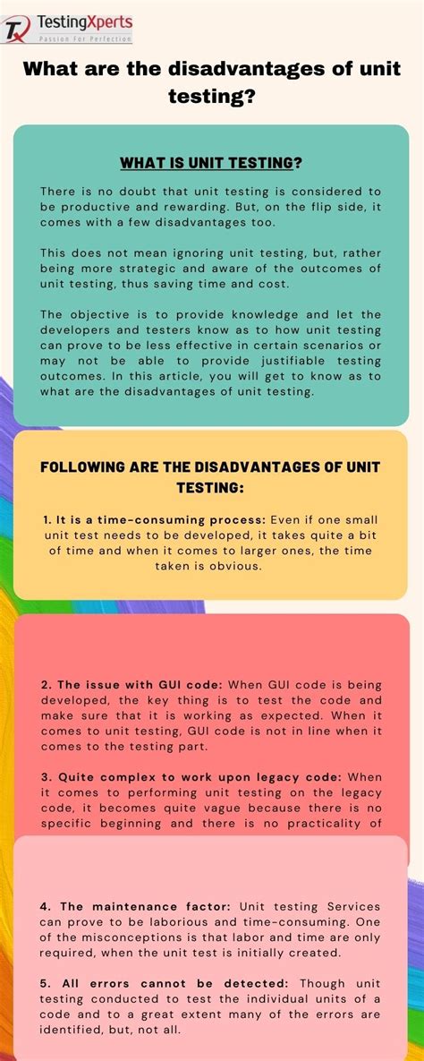 What Are The Disadvantages Of Unit Testing Mariaa Martin Medium
