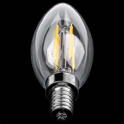E12 4w Edison Candle Flame Filament Led Light Bulb Lamp 1035cm