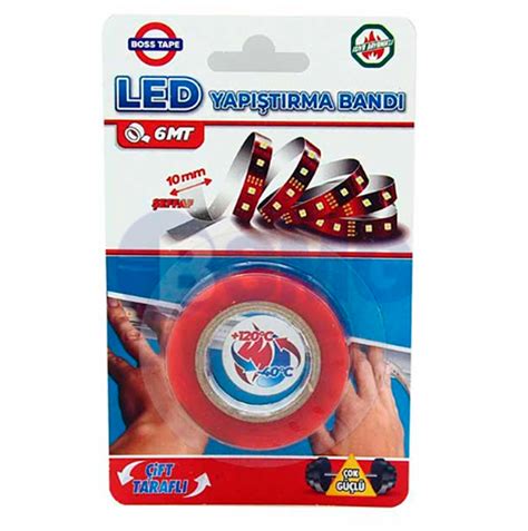 ლედ განათების მონტაჟის სკოჩი 10მმ X 6მ 026370