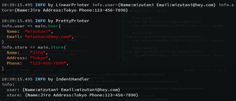 Go公式の構造化ロガー予定のslogの出力を見やすくしてみる