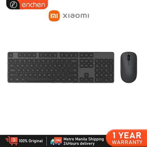 New Xiaomi Keyboard Wireless Keyboard And Mouse Set2 2 4ghz 1000 Dpi Mouse Silent Edition 104
