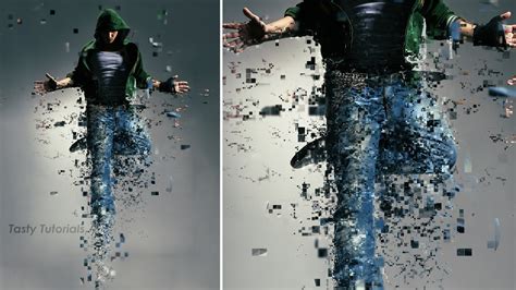 Pixelated Photoshop Effect Tasty Tutorials