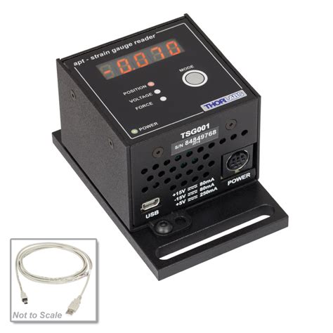 Thorlabs TSG001 T Cube Strain Gauge Reader Power Supply Not Included