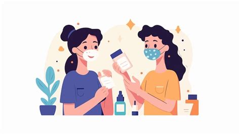 Diverse Male Female Characters Collaborating Workplace Premium Ai Generated Vector