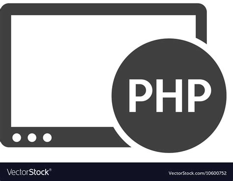 Programming Language Isolated Icon Royalty Free Vector Image