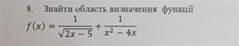 Знайти область визначення функції Школьные Знания Com