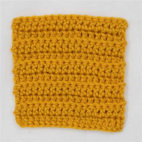 How To Crochet In The Back Loop Only 4 Easy Stitches