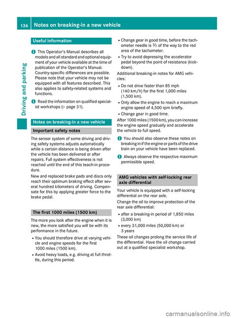 Mercedes Benz E Class Sedan 2016 W213 Owners Manual 350 Pages Page 140 Useful Information