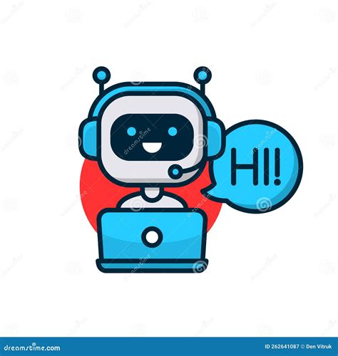 Chatbot Vector Line Icon Stock Illustration Illustration Of Communication 262641087