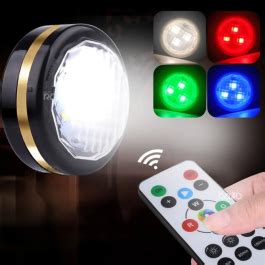 L Mpadas Led Rgb Com Comando Pack De