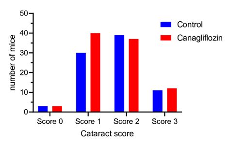 Cataract Severity Scoring In Mice Treated With Vehicle Control Or