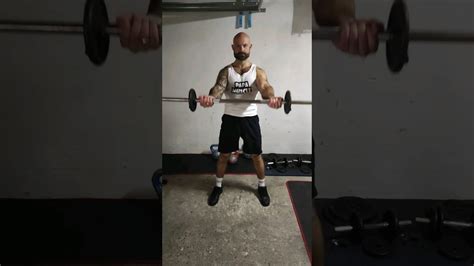 Élévation Frontale Debout Barre Supination VidÉo Papa Muscle