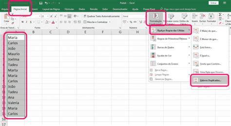 Como Identificar Valores Duplicados No Excel