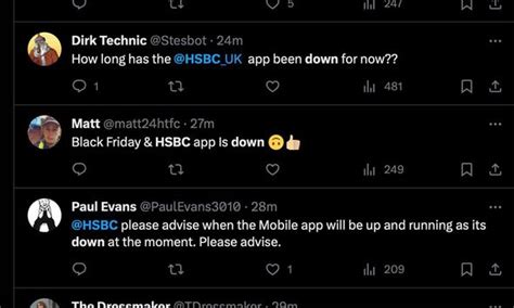 Hsbc Down Users Fume As Online Banking Stops Working On Busy Black Friday Uk