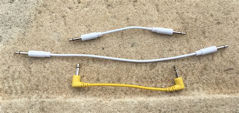 Eurorack Modular Synth 35mm Super Thin Patch Cable Comparison Tendrils And Ctrl Mod
