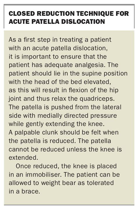 Patella Instability Diagnosis And Management Medicine Today