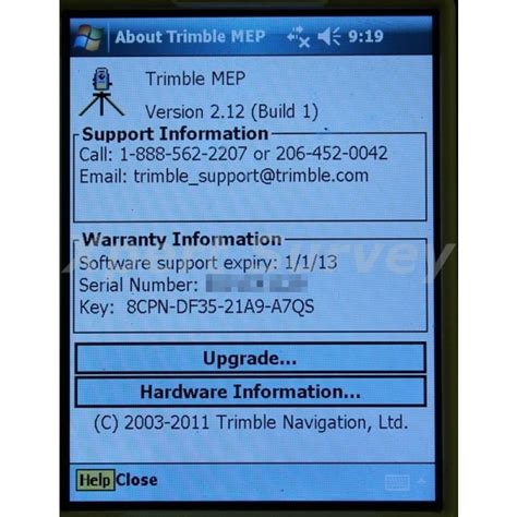 Trimble Nomad Data Collector Xpert Survey Equipment