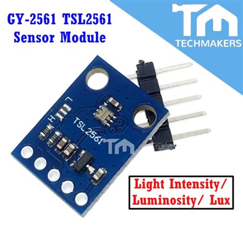 Gy 2561 Tsl2561 Light Intensity Luminosity Lux Sensor Module I2c Interface Shopee Malaysia