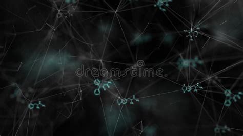 Molecular Network Abstract Visual Stock Footage Video Of Innovation Abstract 380864572