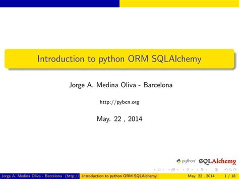 Python BCN Introduction to SQLAlchemy | PDF