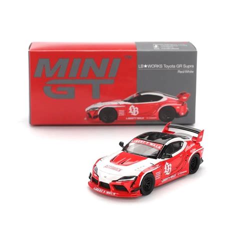 Mini Gt 164 Lb Works Toyota Gr Supra Red White 1103 Aesnkrs