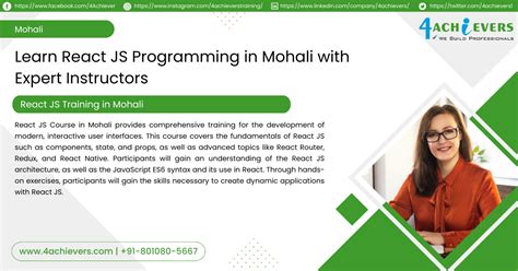 Best React Js Training Institute In Mohali Offering 100 Placement In