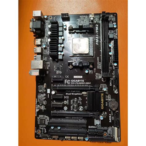 Amd A10 7800 Quad Core Cpu Gigabyte F2a88x Hd3 Ddr3 Fm2 Motherboard Set Shopee Philippines
