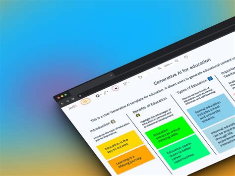 generative ai for education 🤖