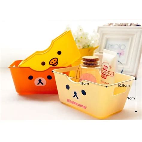 Eiderfinch Rectangular Bear Storage Box Mini Desktop Box Lazada Ph