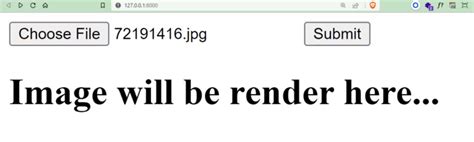 Displaying Images On The Frontend Using Fastapi