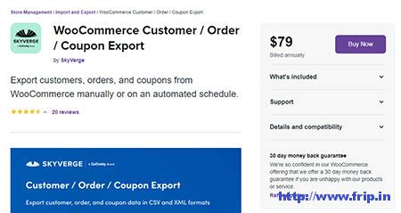 Best WooCommerce Order Export Plugin Frip In
