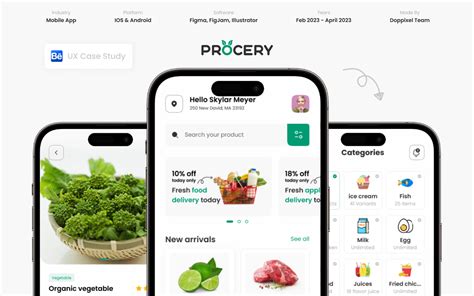 Grocery Mobile App Case Study On Behance