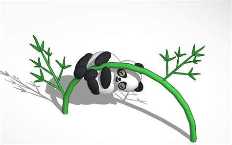 3d Design Panda Tinkercad